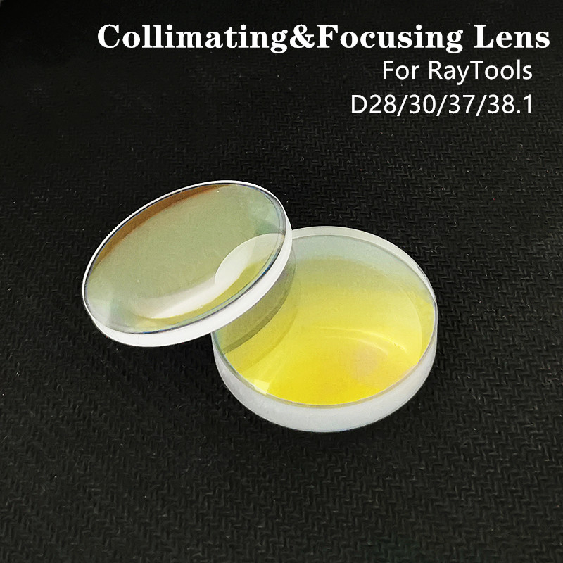 Laser cutting Collimation Lens D28 D30 F100 Meniscus & Biconvex for Raytools BM109/BT240S/BM111 ...