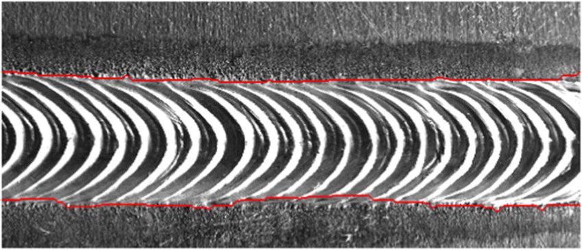 The best welding effect - 'FISH-SCALE'---it's also known as 'swing ...