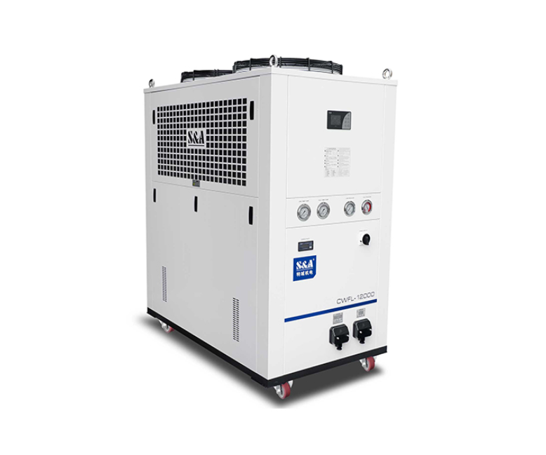 12KW Fiber Laser Source Dual Channel Water-cooled Chiller System S&A ...